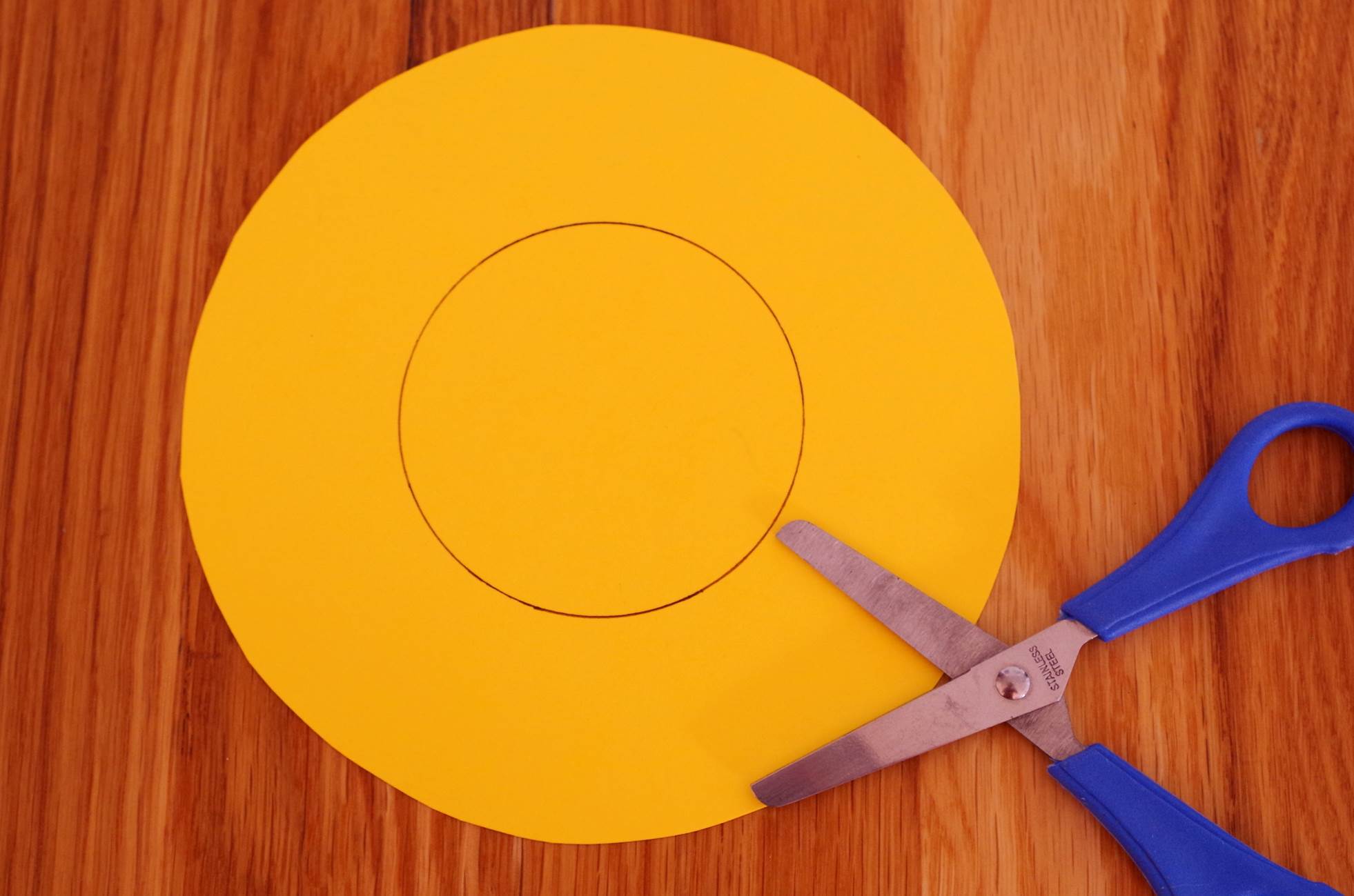 Sunflower Cutting Craft - Toddler Activity - Bundle of Monkeys