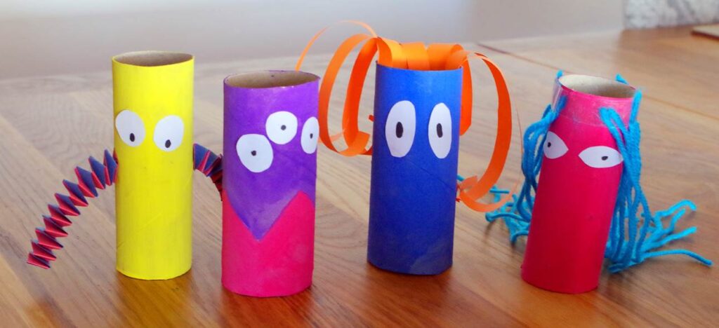 Tube People - Crafts - Bundle of Monkeys